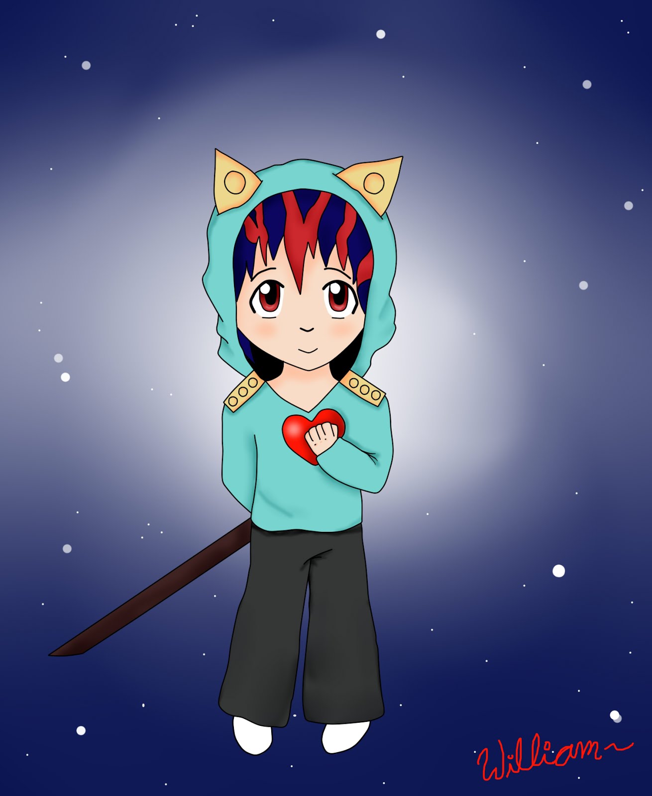 WilliamSeikatsune: (UTAU) Akairo Jhon WALLPAPER s