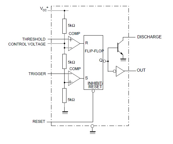 Aulas de Eletrónica: "Timer" Multivibrador 555 Astável(Timer ...