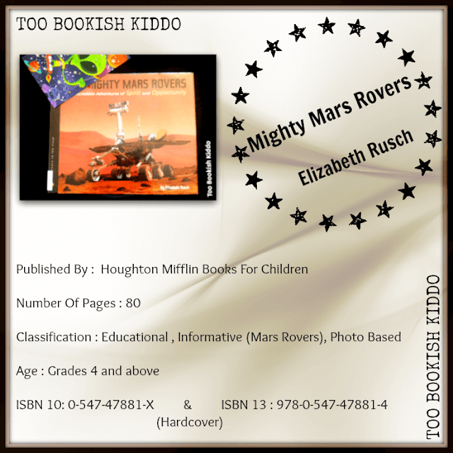 Mighty Mars Rovers - Elizabeth Rusch (2012) | Too Bookish Kiddo