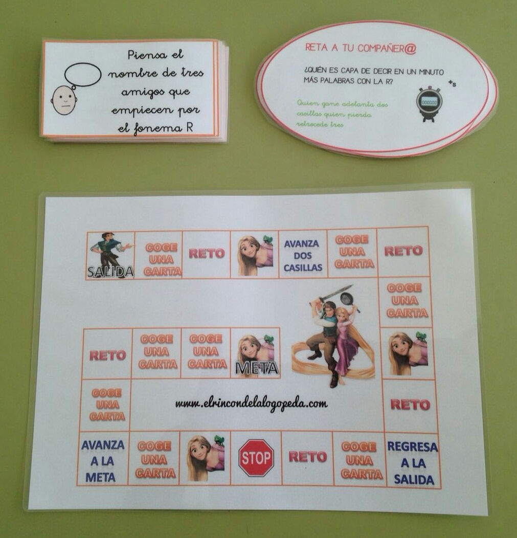 ALICIA ORTIZ: JUEGO PARA CONSOLIDAR LA ARTICULACIÓN DEL FONEMA /R/