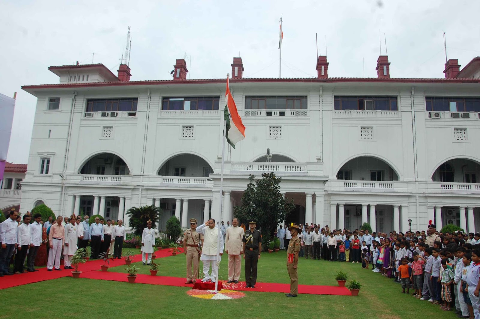 View Patna: Bihar Governor Dr DY Patil distributes sweets among school ...