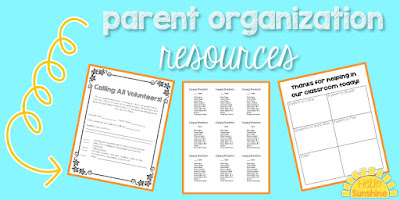 Hello Sunshine: How To Keep Parent Volunteers Organized