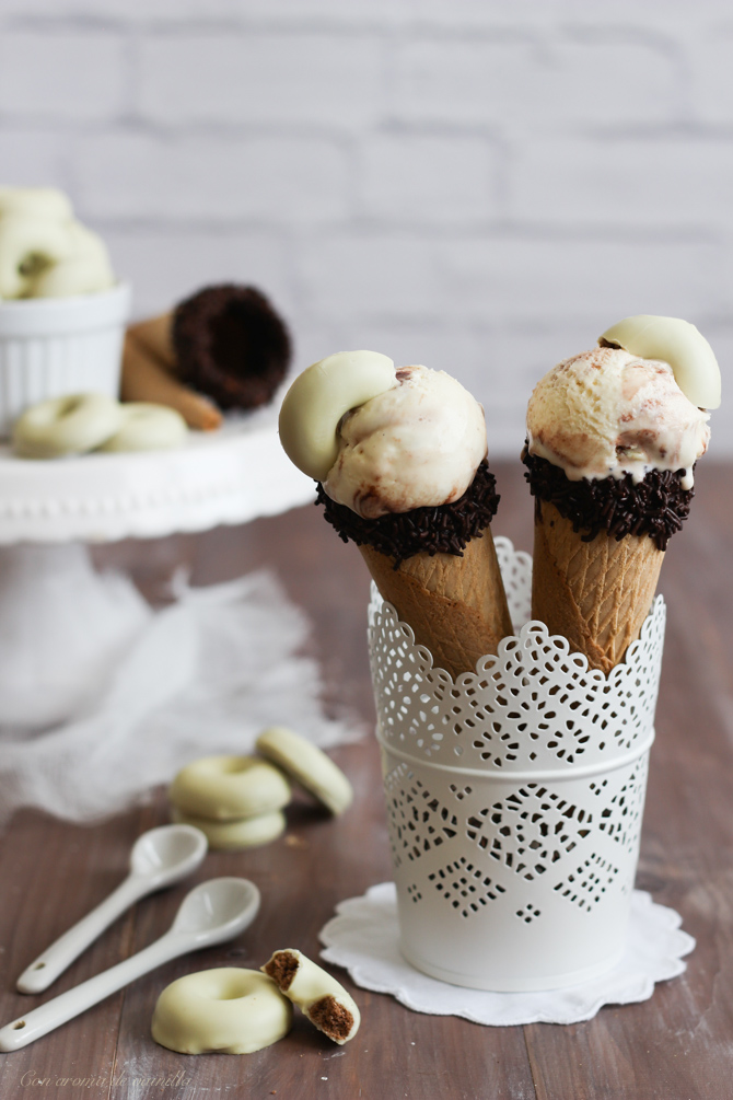 Helado de filipinos blancos y dos chocolates | Con aroma de vainilla ...