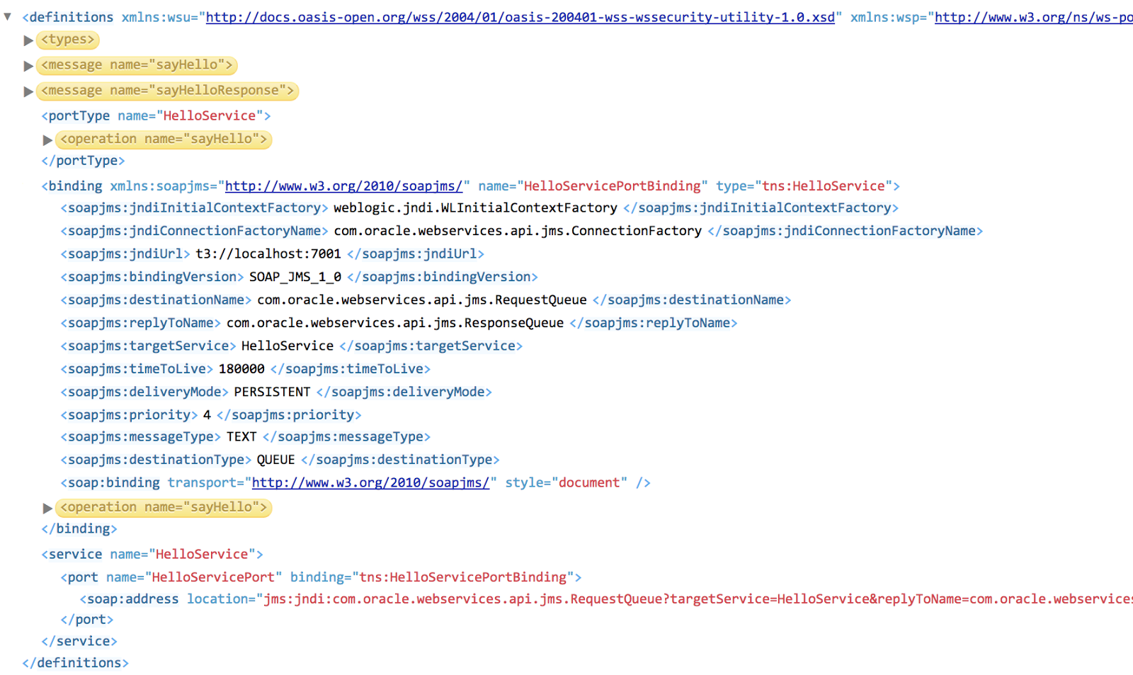 Java / Oracle SOA blog: JAX-WS SOAP over JMS