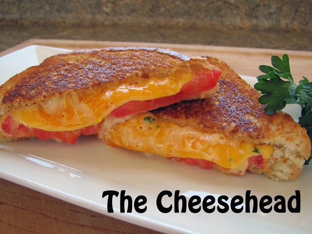 The Girly Girl Cooks: "The Cheesehead" Grilled Cheese