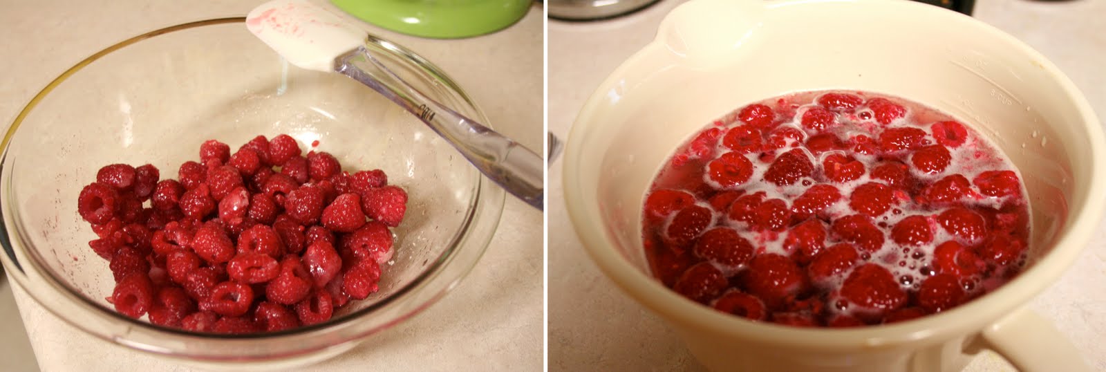 lavender & honey: sunday sweets {prosecco-raspberry gelee}