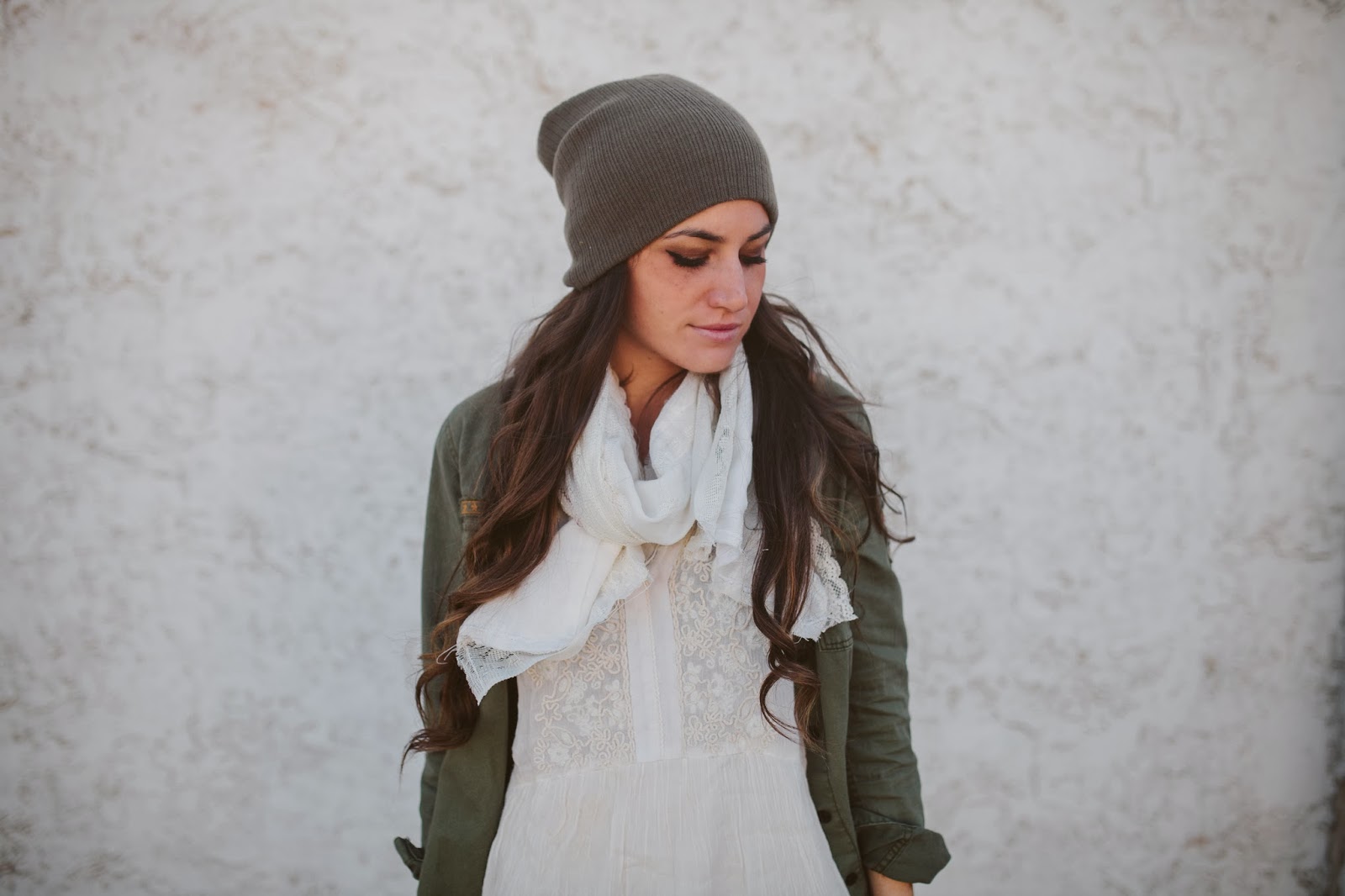 Layered Lace Scarf DIY — Sincerely, Kinsey