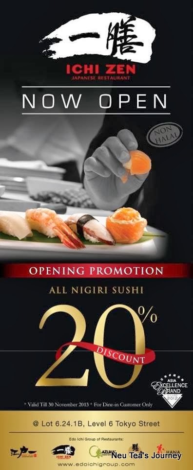 Neu Tea's Journey: Ichi Zen 一膳 @Tokyo Street. Opening Promotion: Enjoy ...