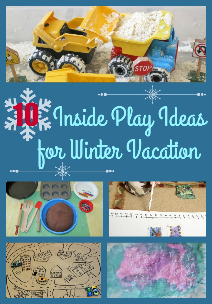 Kitchen Floor Crafts: 10 Inside Play Ideas for Winter Vacation