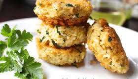 DAZZLING ZEST: Rice fritters