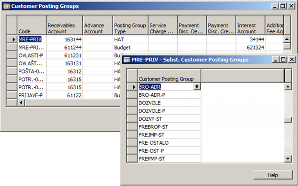Filip's Dynamics Blog: NAV 2009 feature: Substitute posting groups