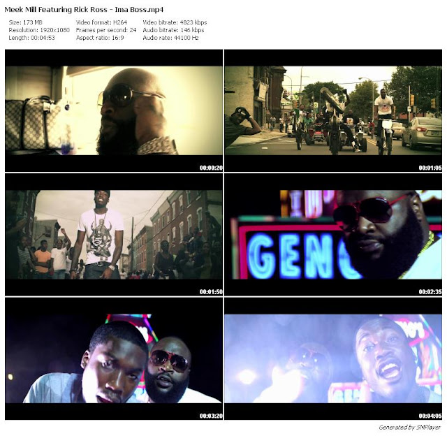 Black Music Fac: Meek Mill Ft. Rick Ross - Ima Boss (1080p)