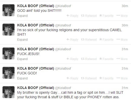 Talktokemi (TtK) : ''There is no God''- Kola Boof tells Women To Dump ...