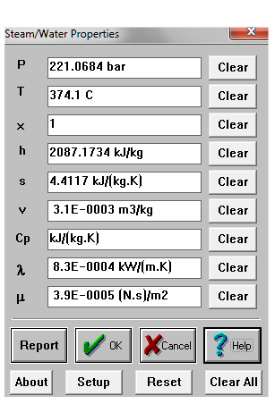Steam Properties v1.5