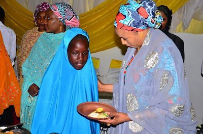 Photos: Borno State First Lady hosts 200 children from IDP camps and ...