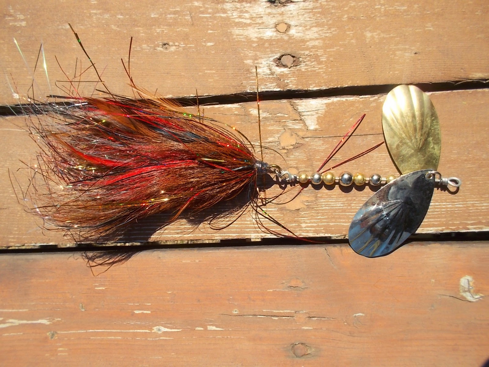 CHARLES WEISS ART: Videki Lures are the World's Best Spinners for Muskie!