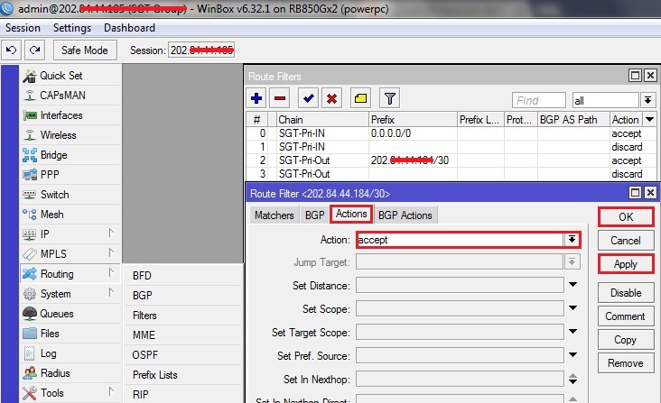 Life Is Routing: Mikrotik | BGP Configuration