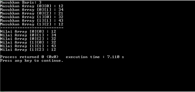 Contoh Array 2 Dimensi Dynamic memory c++ - Smart TechTut