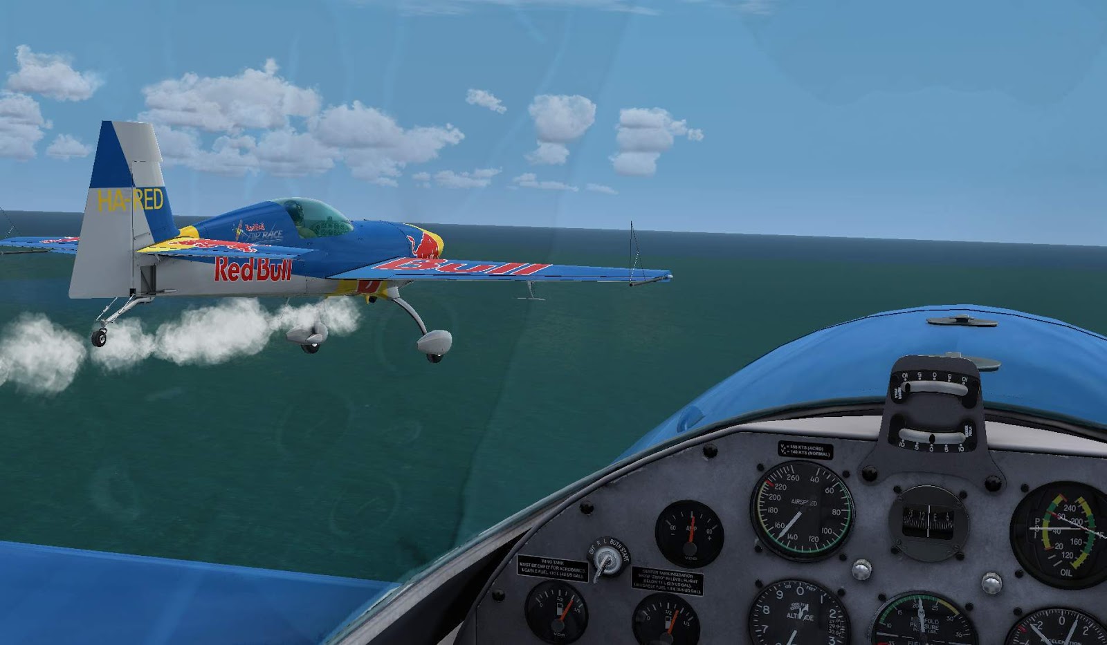 Grimreapers83 Homebuilt cockpit : Alabeo's Extra 300 s in close formation