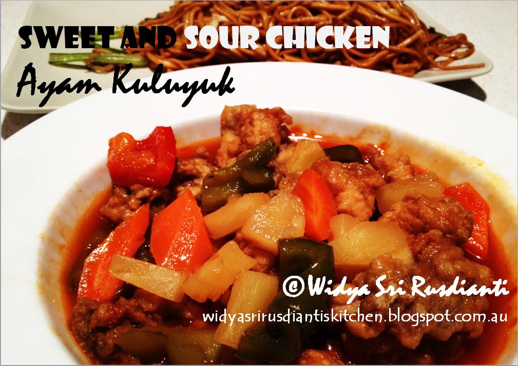 Widya Sri Rusdianti's Kitchen: SWEET AND SOUR CHICKEN (AYAM KULUYUK)