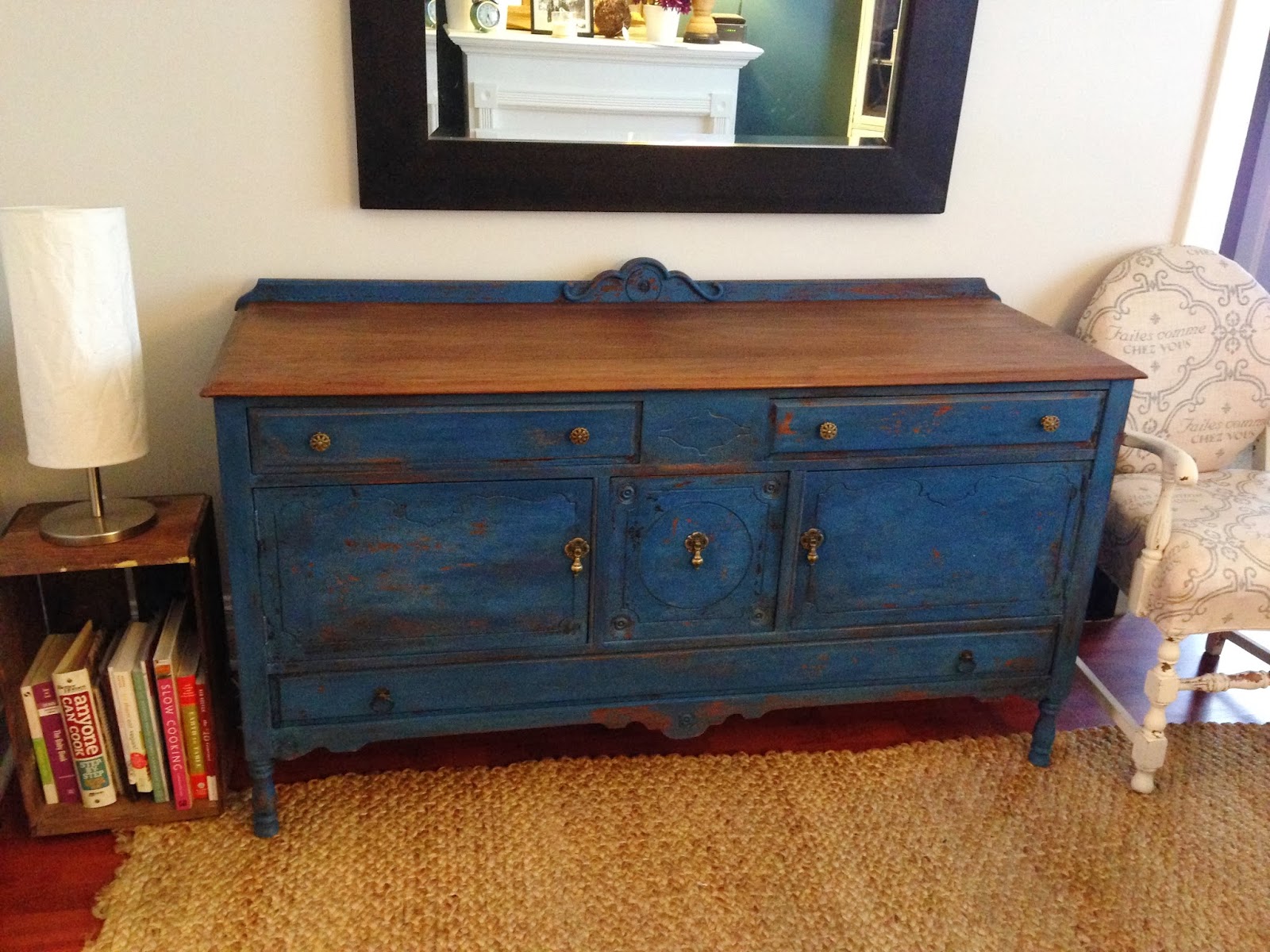 Repurposed Gems: Soldier Blue Buffet
