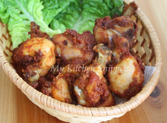 My Kitchen Snippets: Inchi Kabin/Nyonya Fried Chicken