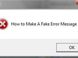 How to Make Fake Computer Errors | Bangash Hacker