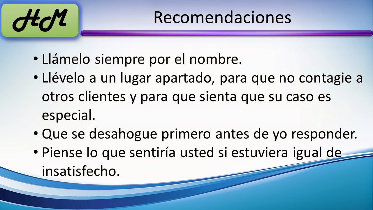 Blog Henry Maldonado: ADM - Servicio al cliente, clientes conflictivos