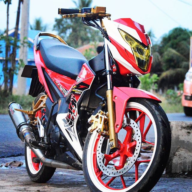 54 Foto Modifikasi Honda Sonic 150R Simple Elegan Terbaru