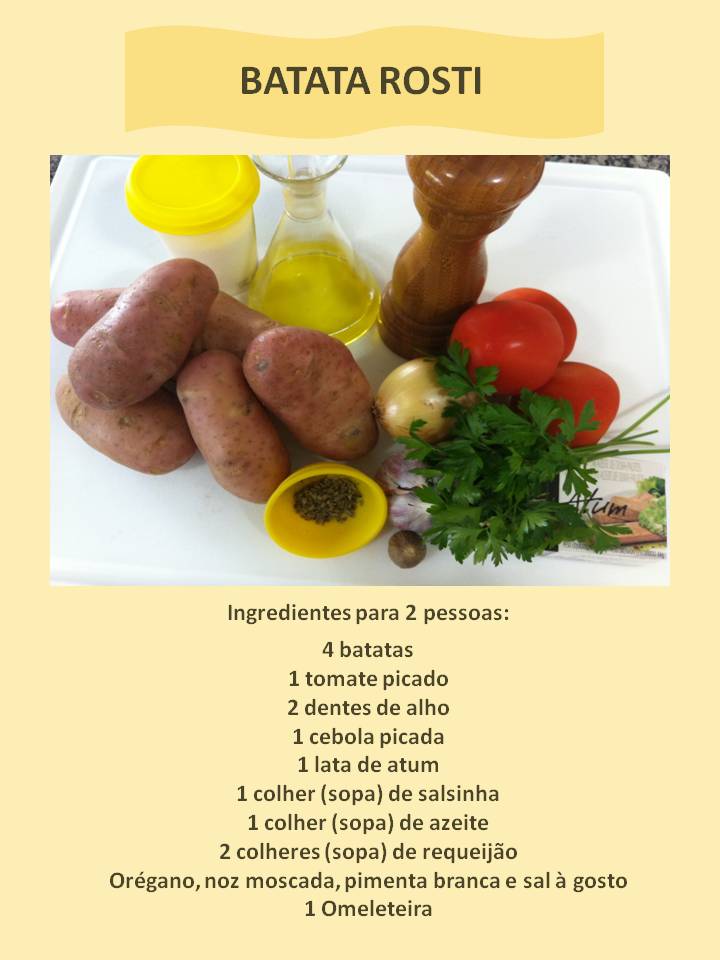 MESAS E MENUS: Como Encantar na Cozinha - Batata Rosti