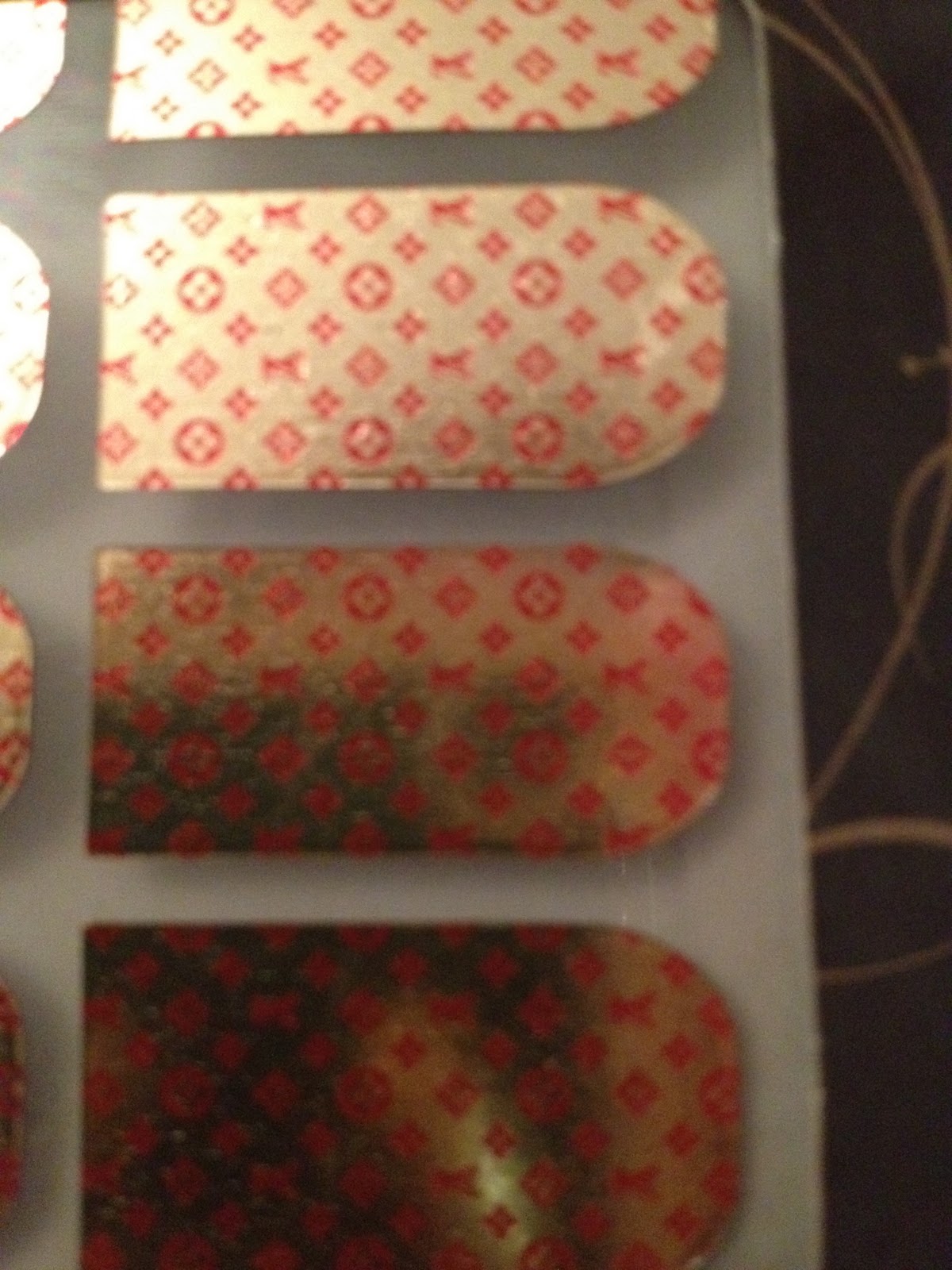 Rainbows & Fairy Dust: Louis Vuitton Monogram Nail Wraps