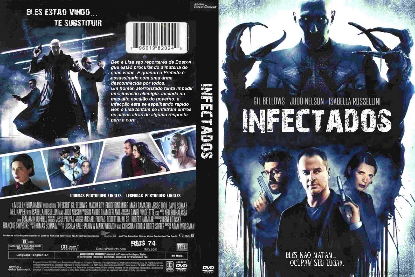 CAPAS DVD-R GRATIS: Infectados