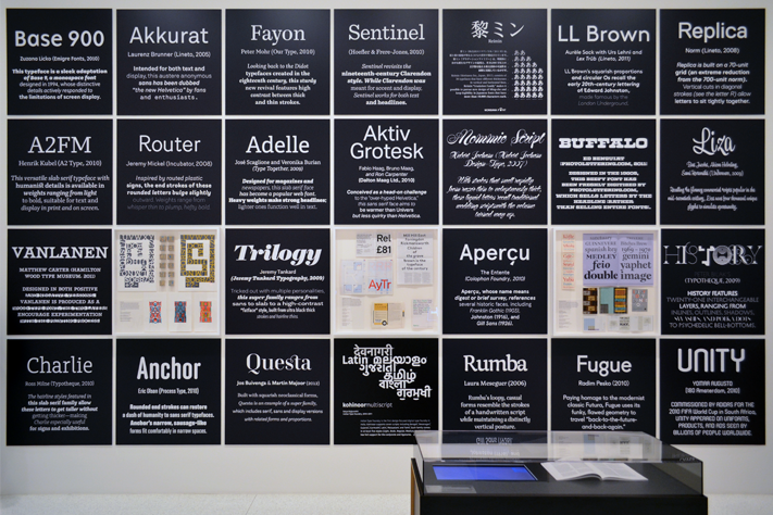 DC AIGA: Typographic current events—“The Font Wall” from the exhibition ...