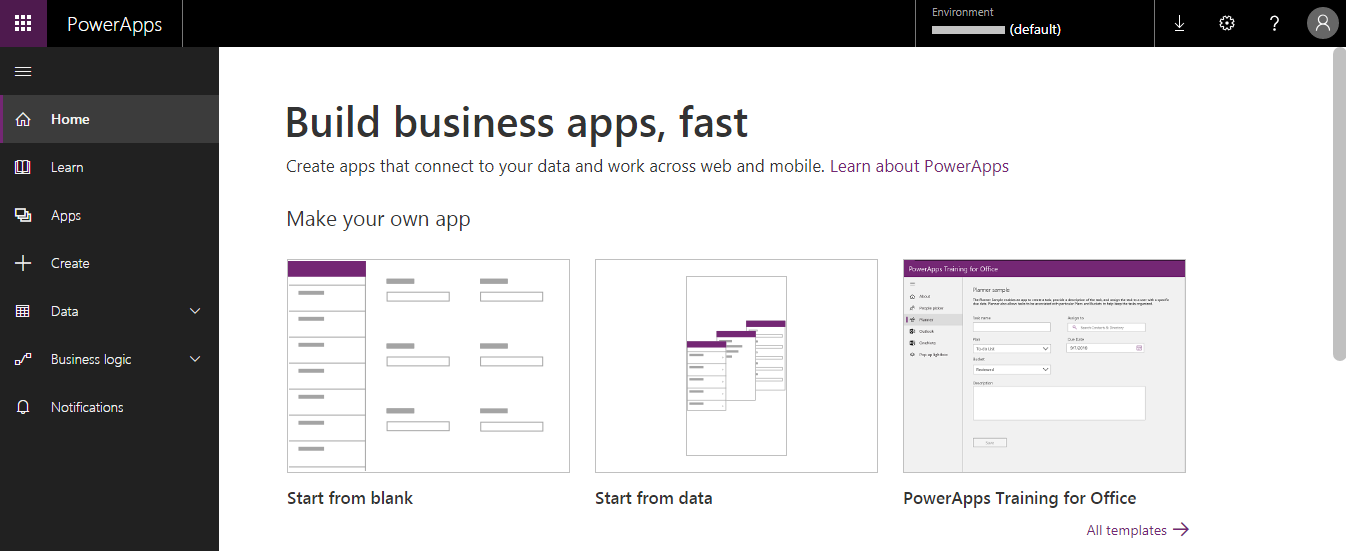 Dynamics AX Technical Blog: Microsoft PowerApps: How to create an App in PowerApps (Part 1)