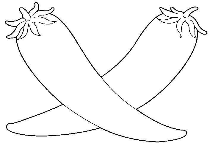 Sekitar Kawasan Sekolah: Gambar outline_Buah Sayur