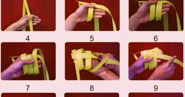 Cara Mudah Membuat Ketupat Dari Janur Daun Kelapa