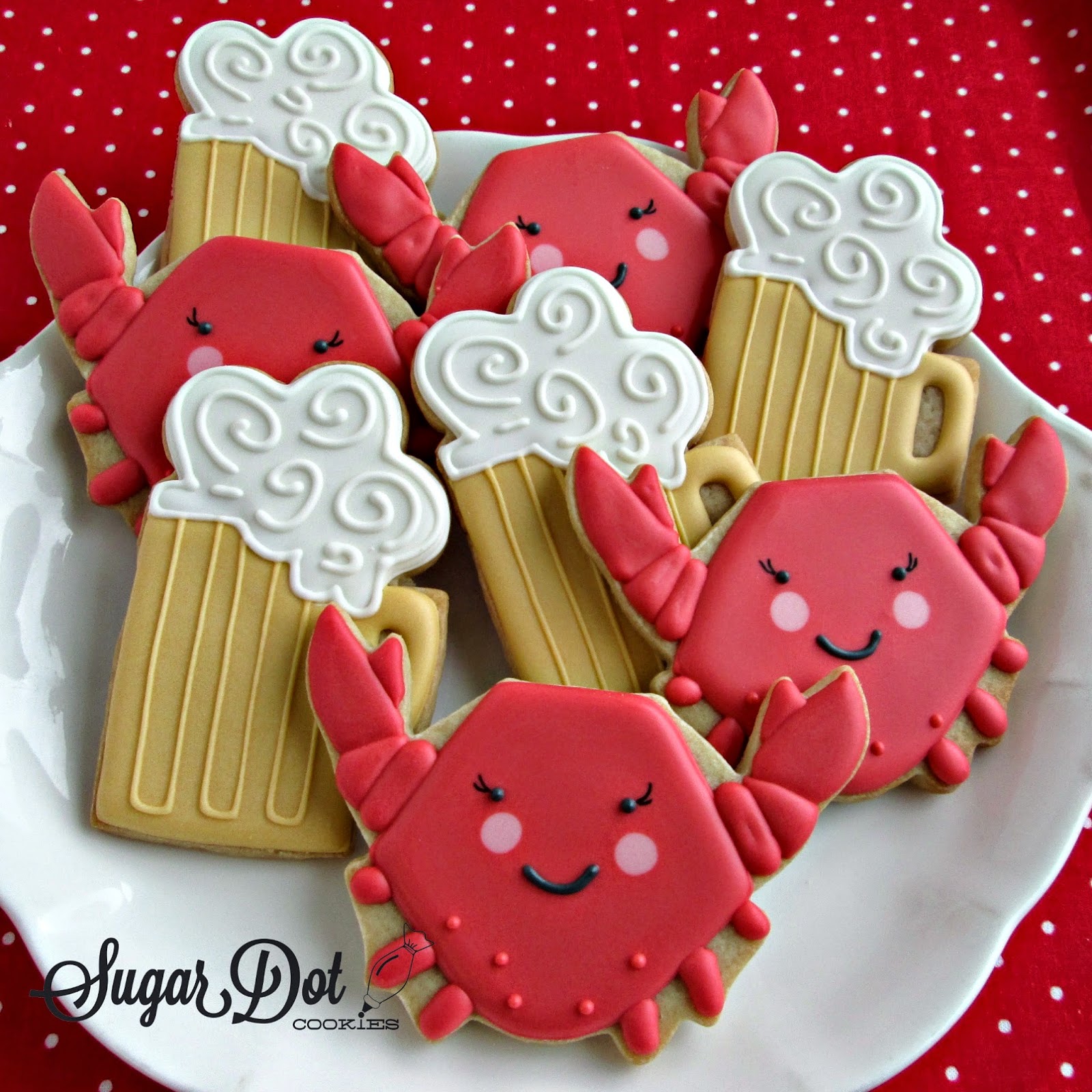 sugar%2Bcookies%2Bdecorated%2Broyal%2Bicing%2Bcrabs%2Bmugs%2Bof%2Bbeer ...