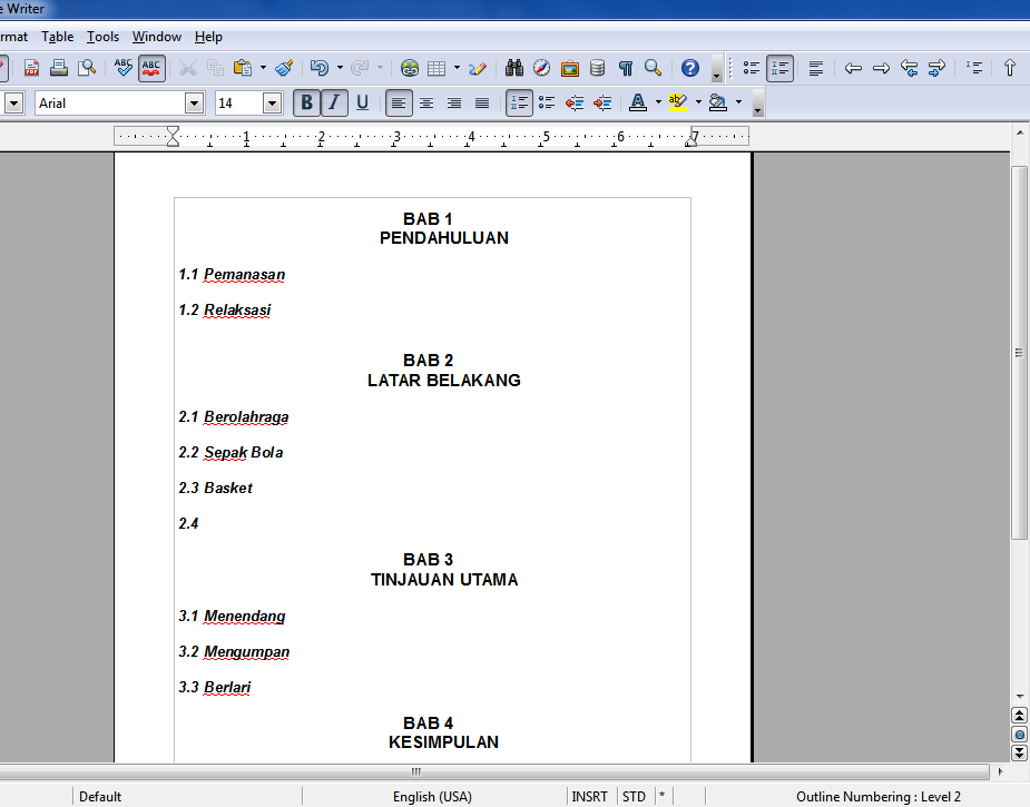 Cara Membuat Nomor Urut Bab Dan Sub Bab Secara Cepat Dan Mudah Pada ...