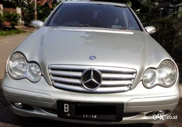 Mercy C200 W203 Th 2001 Silver - Mercy Bekas - Barang Second Tapi Bagus