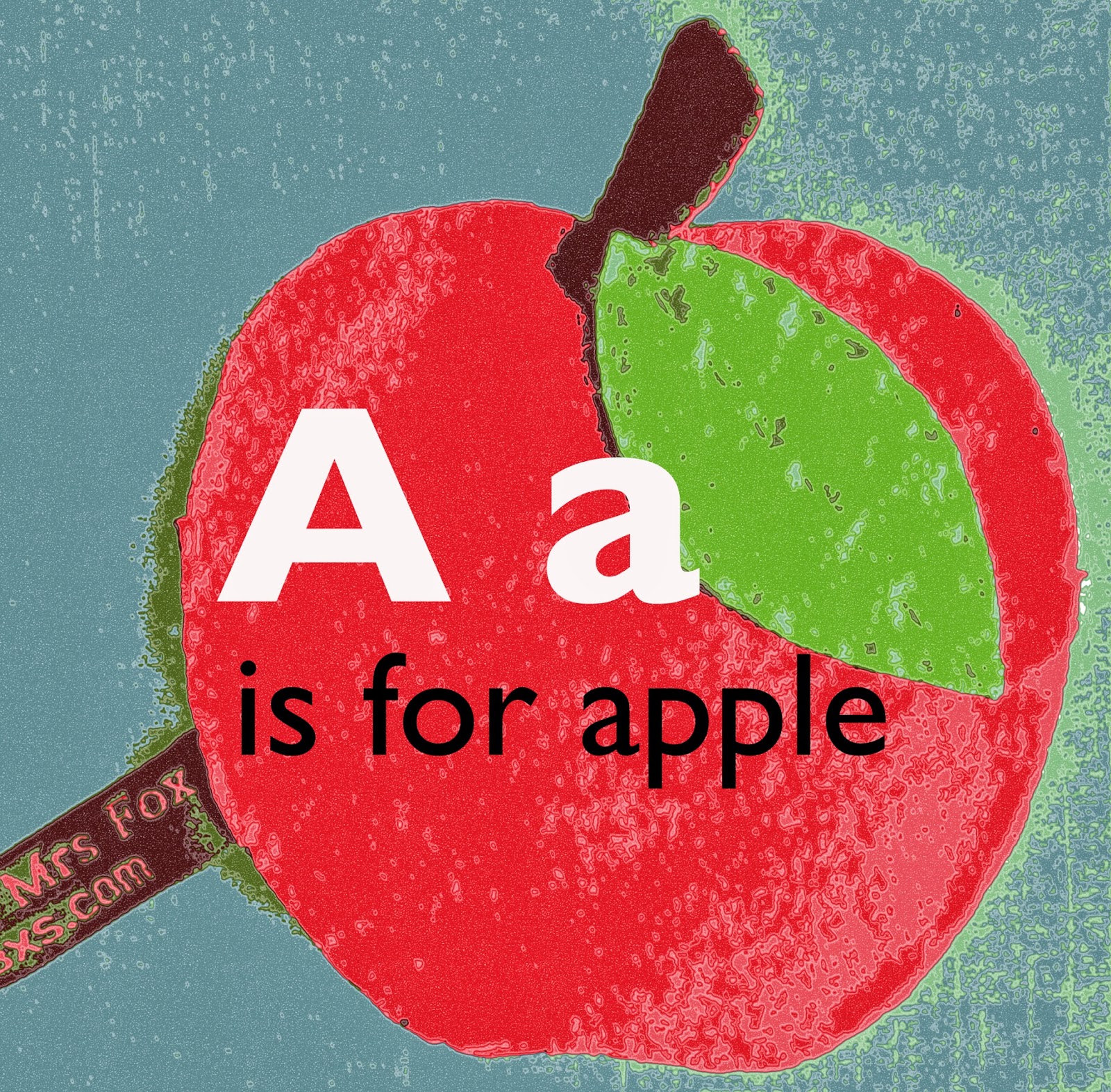 A is for Apple - Mrs Fox's sustainable life, home, crafts and food