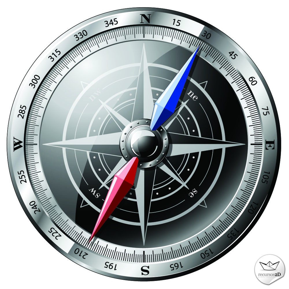 Brújula en Vector (Vector Compass) | Recursos 2D