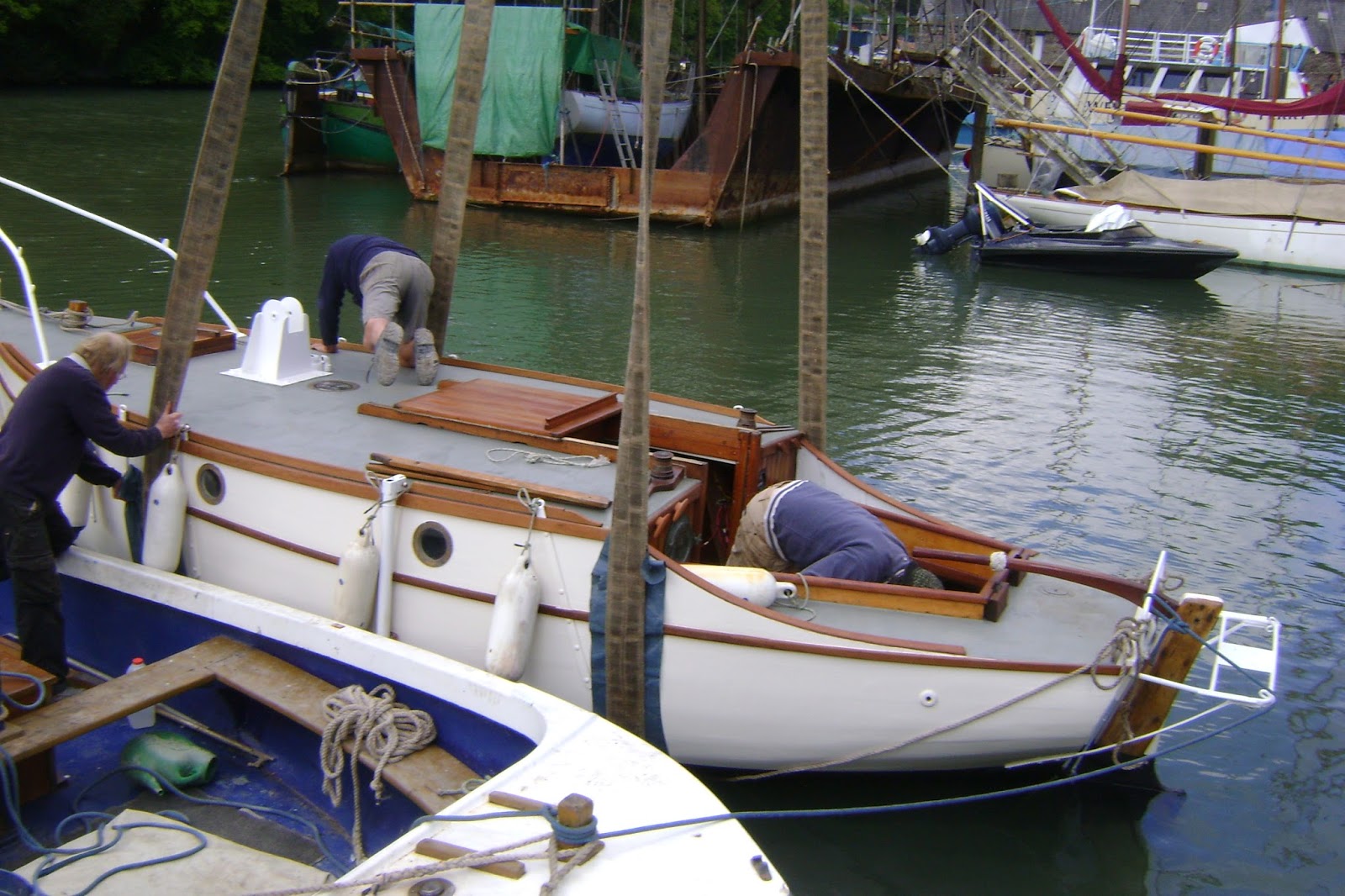 Marc'sBoats: Zephon our Harrison Butler Z4 ton yacht was launched in May