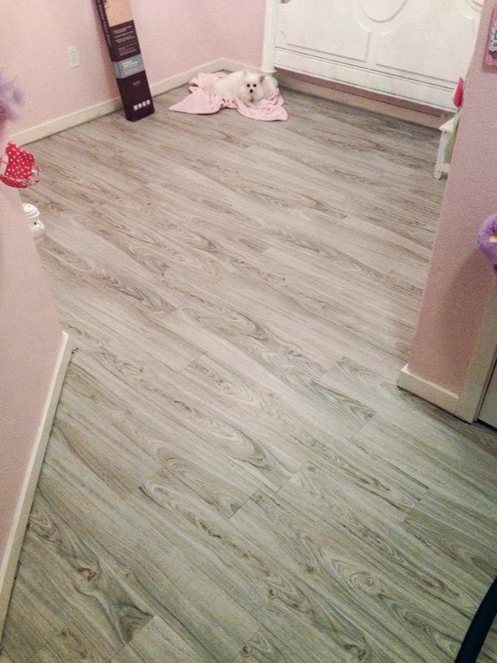 Not So Shabby - Shabby Chic: New floors in the doggie playroom