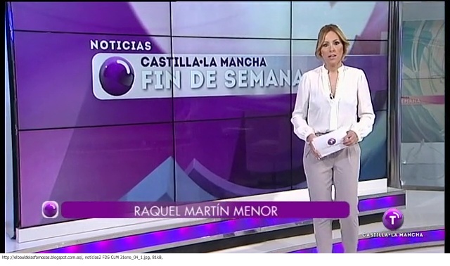 El Baúl de las Famosas: Raquel Martin Menor ''noticias CLM FDS'' 31/01