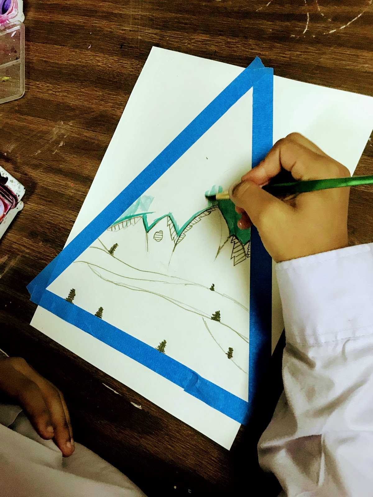 Elements of the Art Room: 4th & 5th grade Jen Aranyi inspired Winter ...