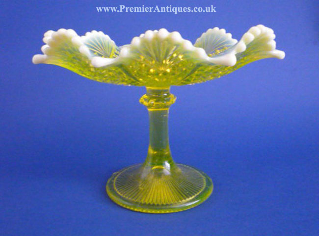 Premier Antiques: Davidson's Pearline Glass - Queen's Crown Pattern