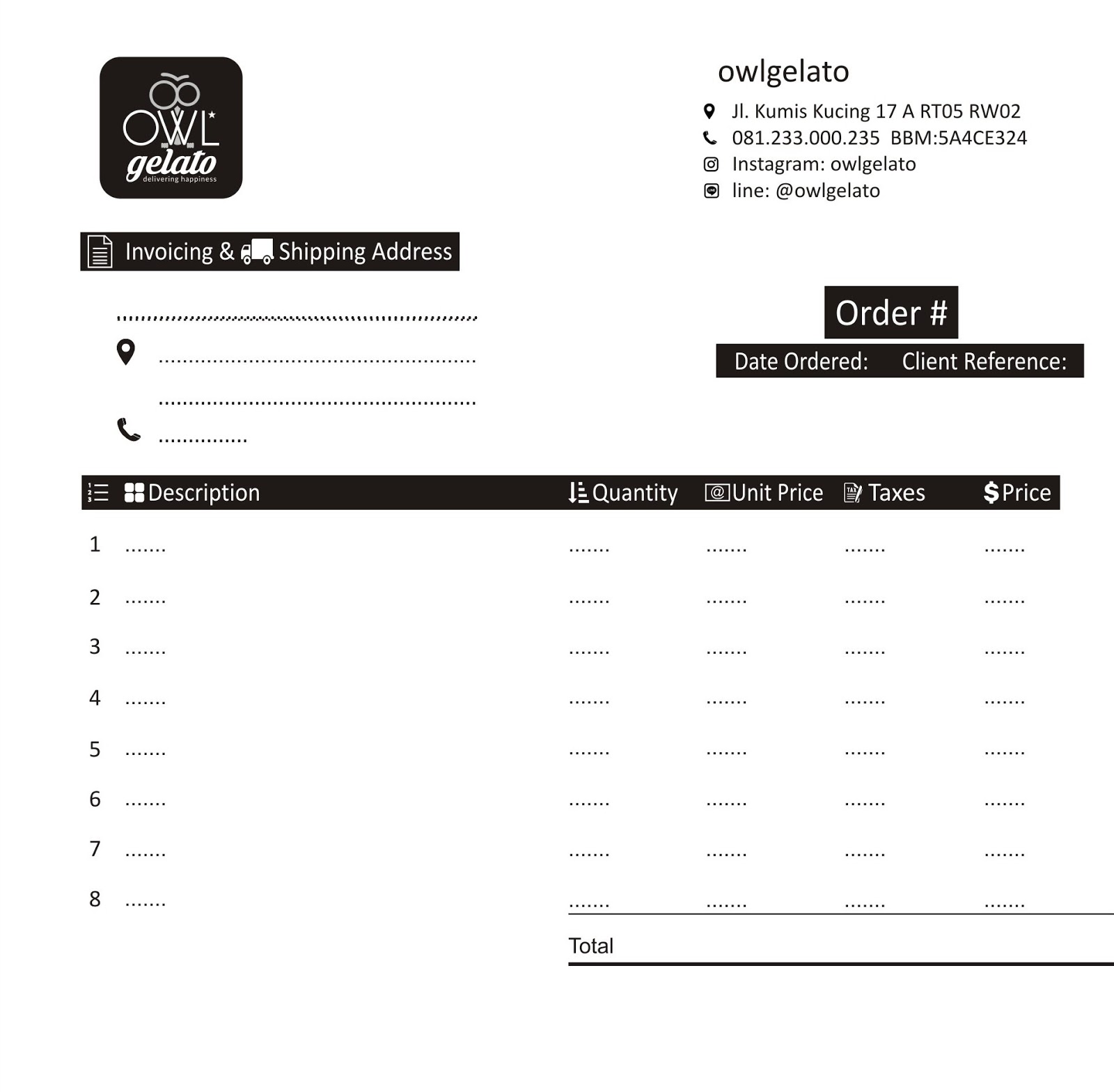 Contoh Nota Bon Kosong | Percetakan di Malang | Cetak murah dan ...