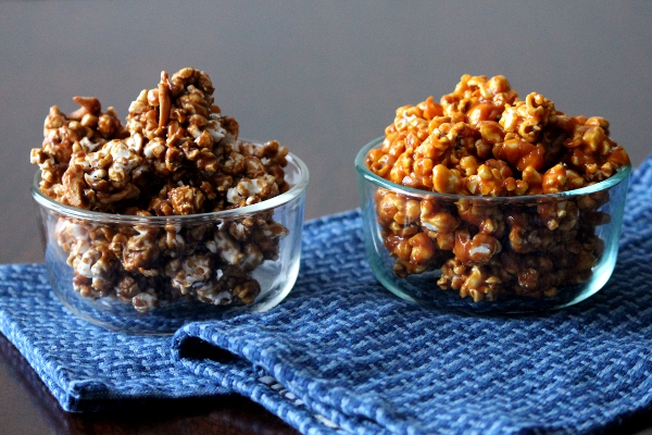 Kitchen Trial and Error: caramel corn two ways