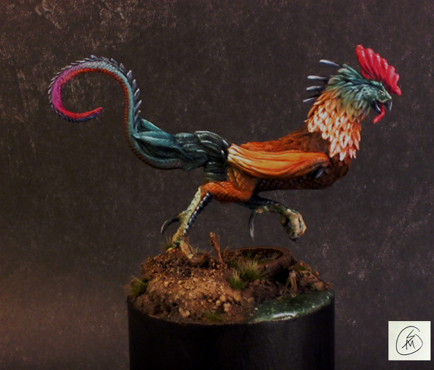 samson minis: Finished! Cockatrice from Baelor Miniatures
