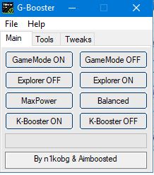 Gaming Performance / System Optimization / Useful Tweaks: Game-Booster